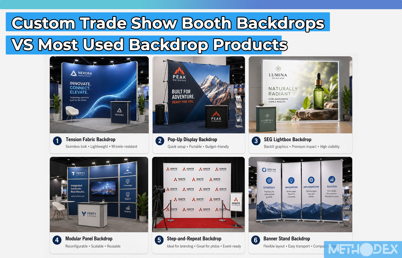 Custom Trade Show Booth Backdrops | Design, Print & Install