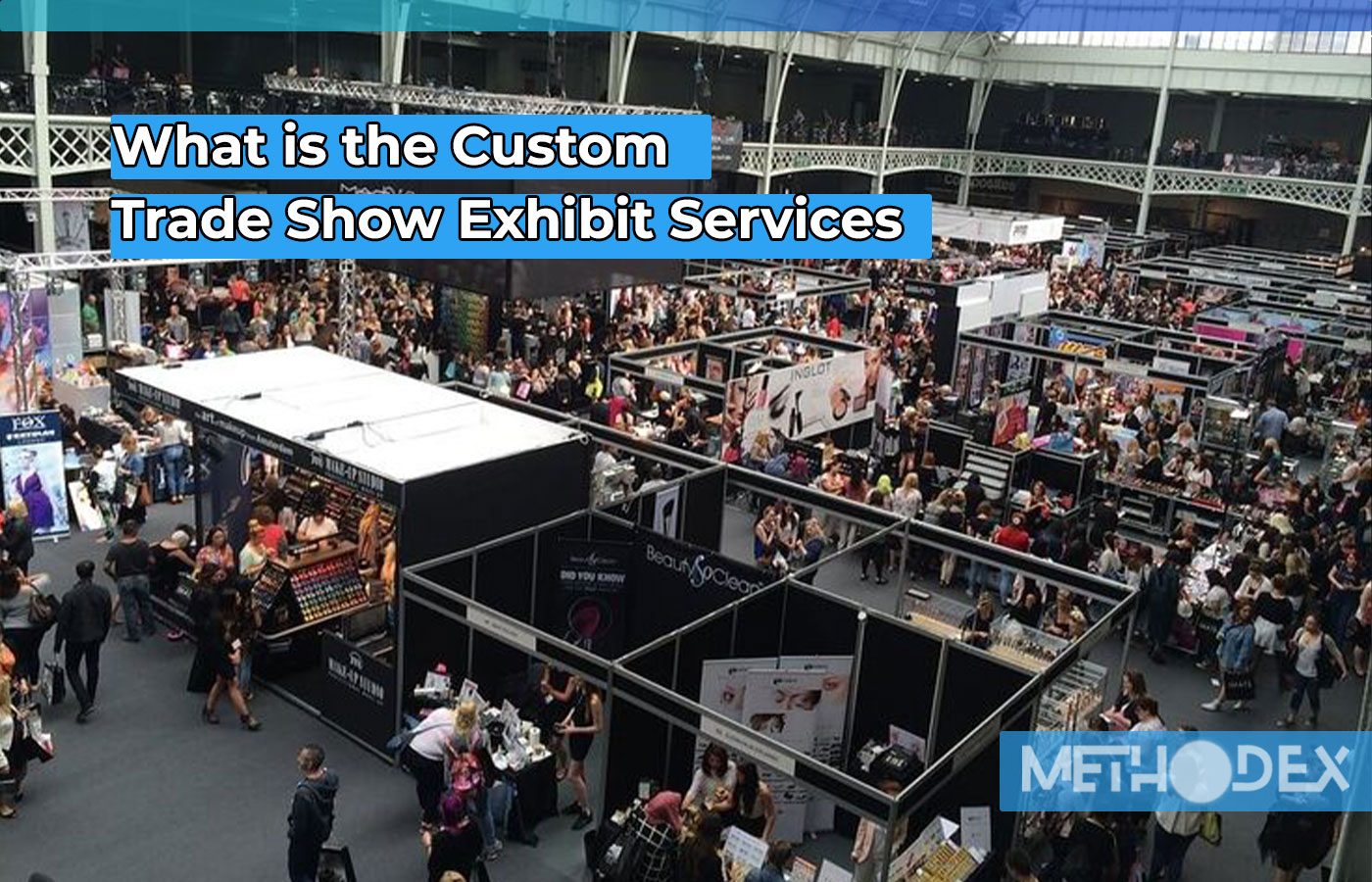 What is the Custom Trade Show Exhibit Services and Capabilities