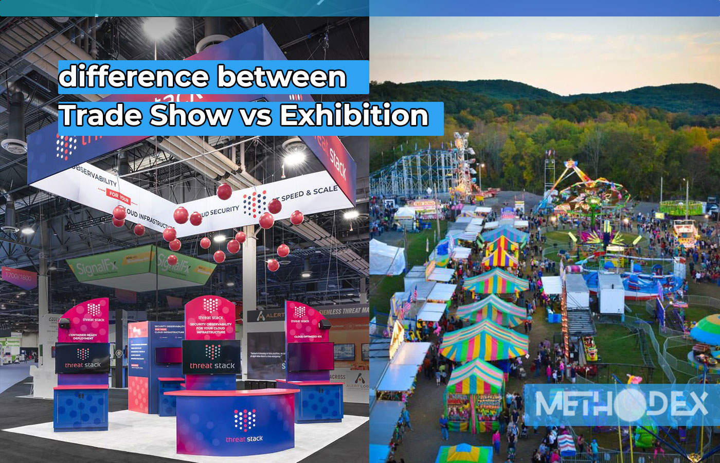 The difference between Trade Show vs Exhibition vs Expo