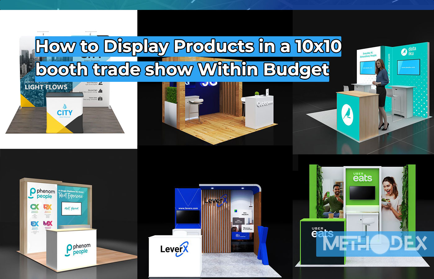 how Display Products in a 10x10 Trade Show Booth Within Budget